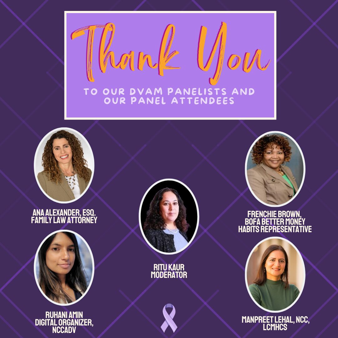 2023 DVAM Panel Returns! - Kiran